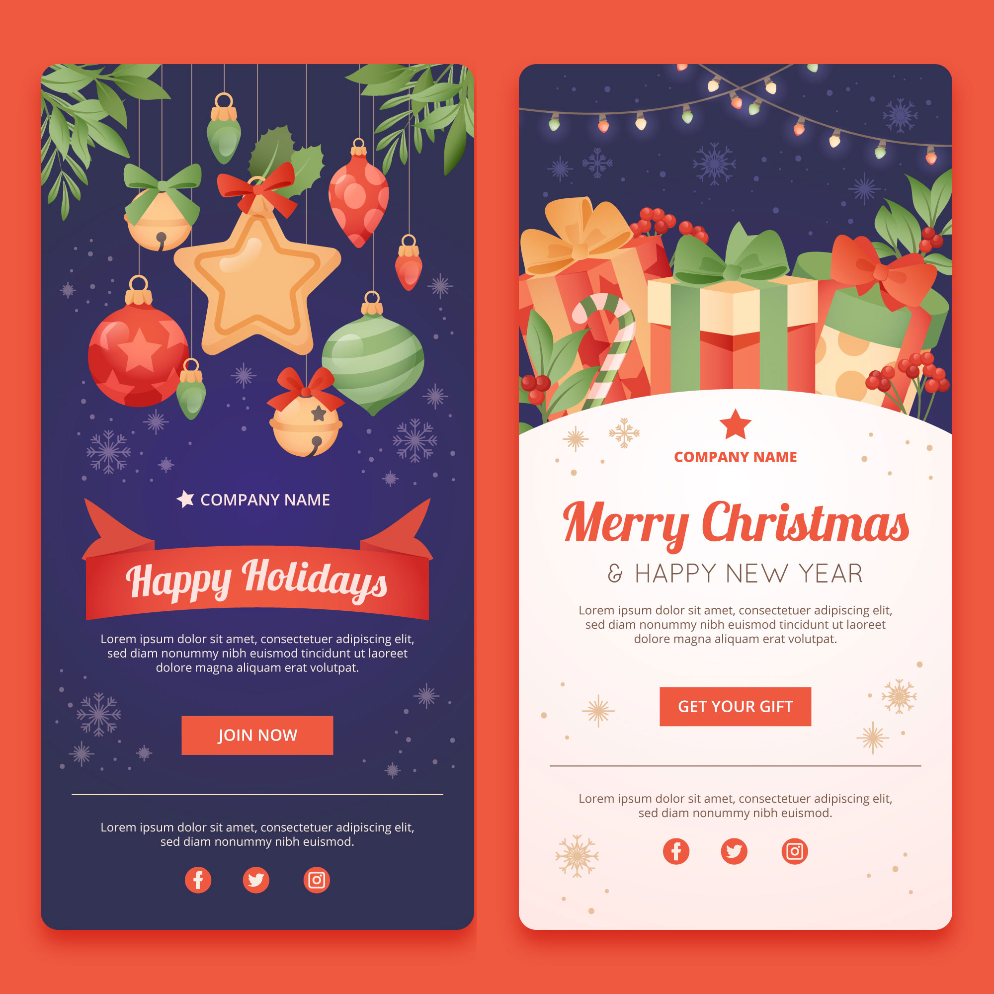 Design Holiday Emails Fast with FireDrum’s Pre-Made Email Templates